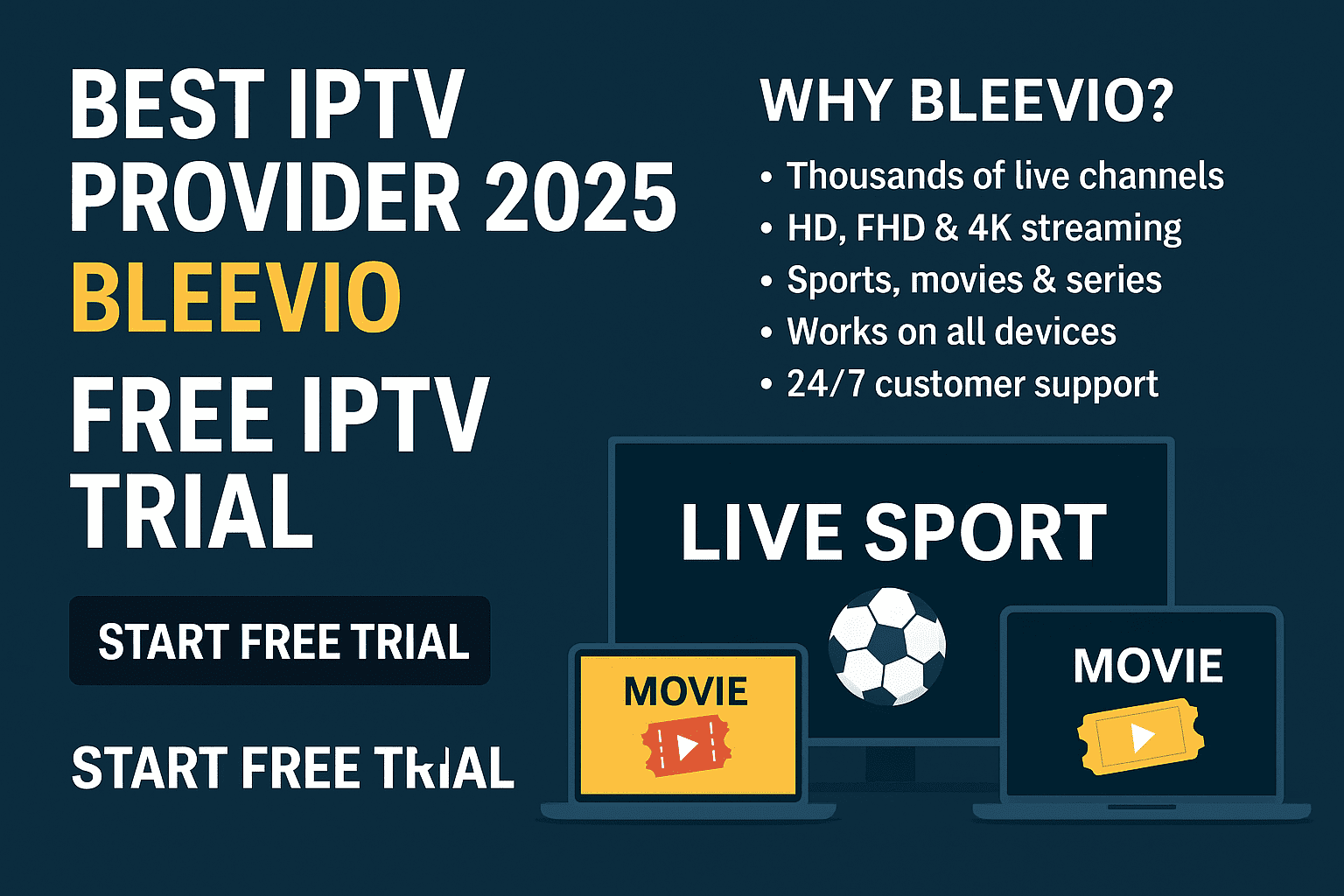 Best IPTV Provider 2025 - bleevio.com
